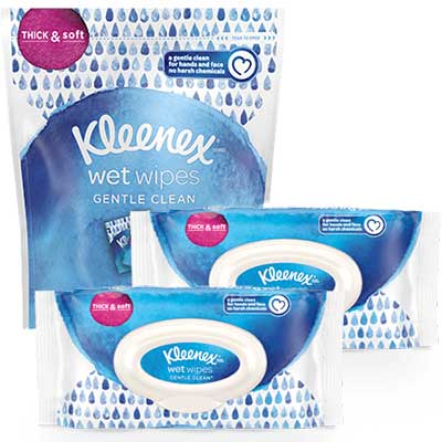 Free Kleenex Wet Wipes Sample - Freebies and Free Samples by Mail