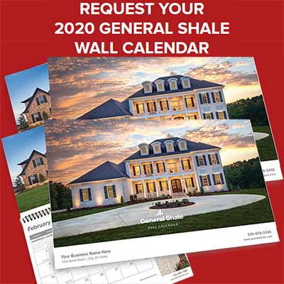 Free 2020 General Shale Wall Calendar - Freebies and Free Samples by Mail