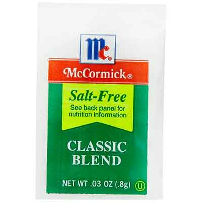 FREE McCormick Classic Blend Salt-Free Seasoning Sample - Freebies and ...